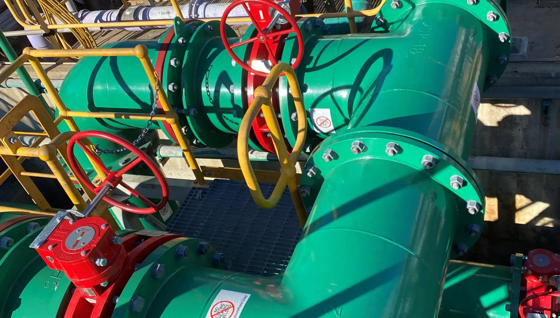 Polyurethane Lined Slurry Piping | ECP Polyurethanes